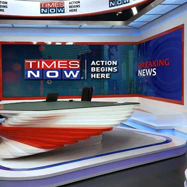 Exhibition Booth Design, TV Set, Interior Design Services Company India